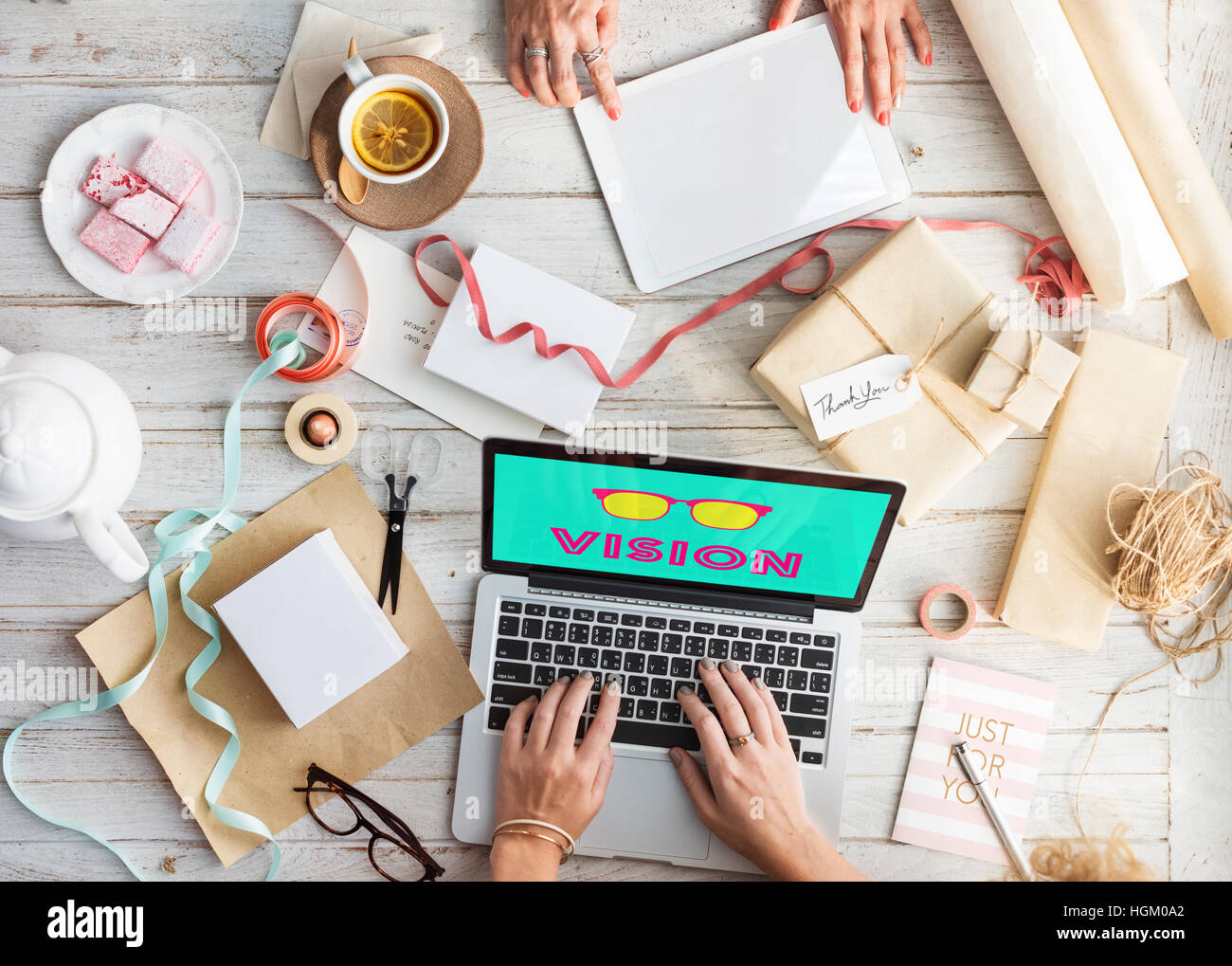 Vision Business Work Strategy Concept Stock Photo - Alamy