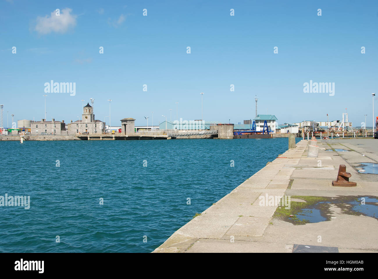 The Harbour, Holyhead, Isle of Anglesey, Wales, U.K Stock Photo - Alamy