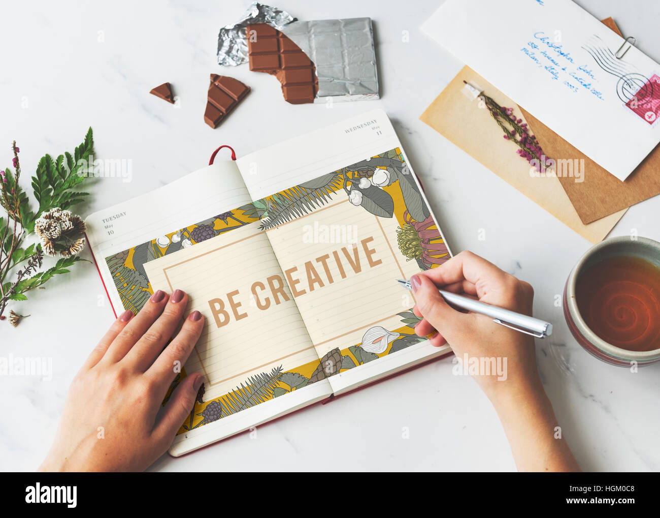 Fresh Ideas Design Be Creative Inspiration Concept Stock Photo - Alamy