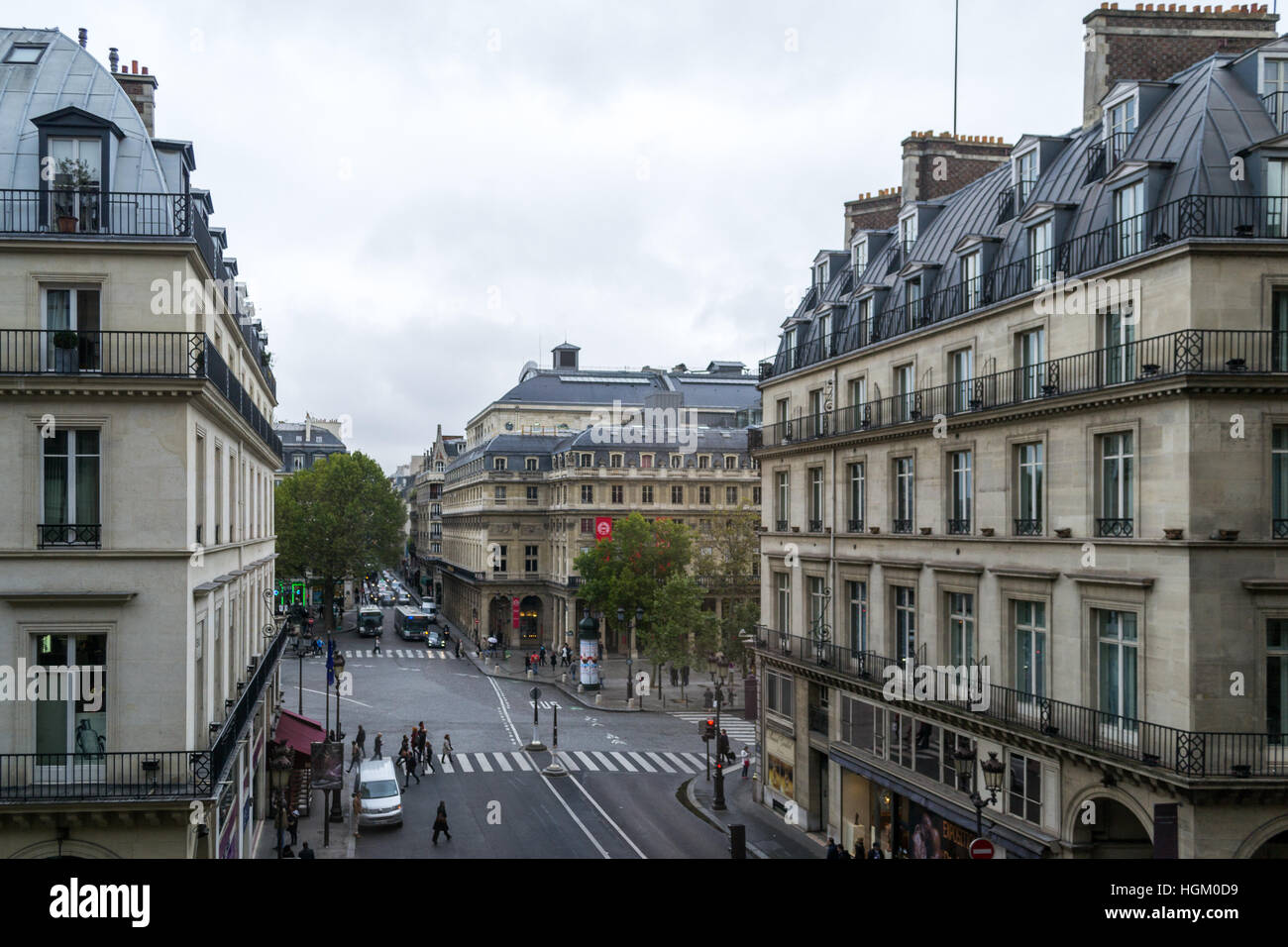 street view of a city Stock Photo - Alamy