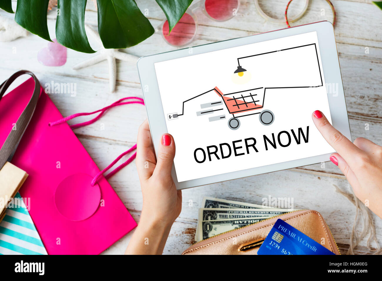 Online Shopping Online Payment Concept Stock Photo - Alamy
