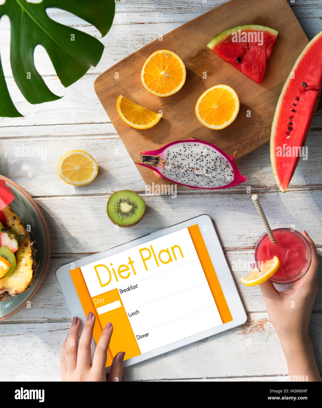 Diet Plan Nutrition Eating Selection Restriction Concept Stock Photo ...