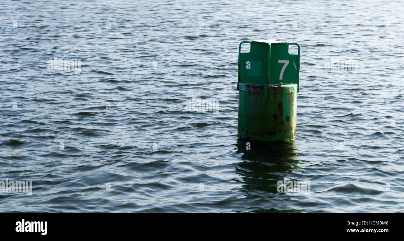 buoy in the ocean Stock Photo - Alamy