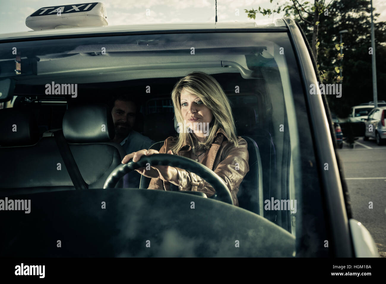 Female taxi driver passenger hi-res stock photography and images - Alamy Female taxi driver passenger hi-res stock photography and images - Alamy