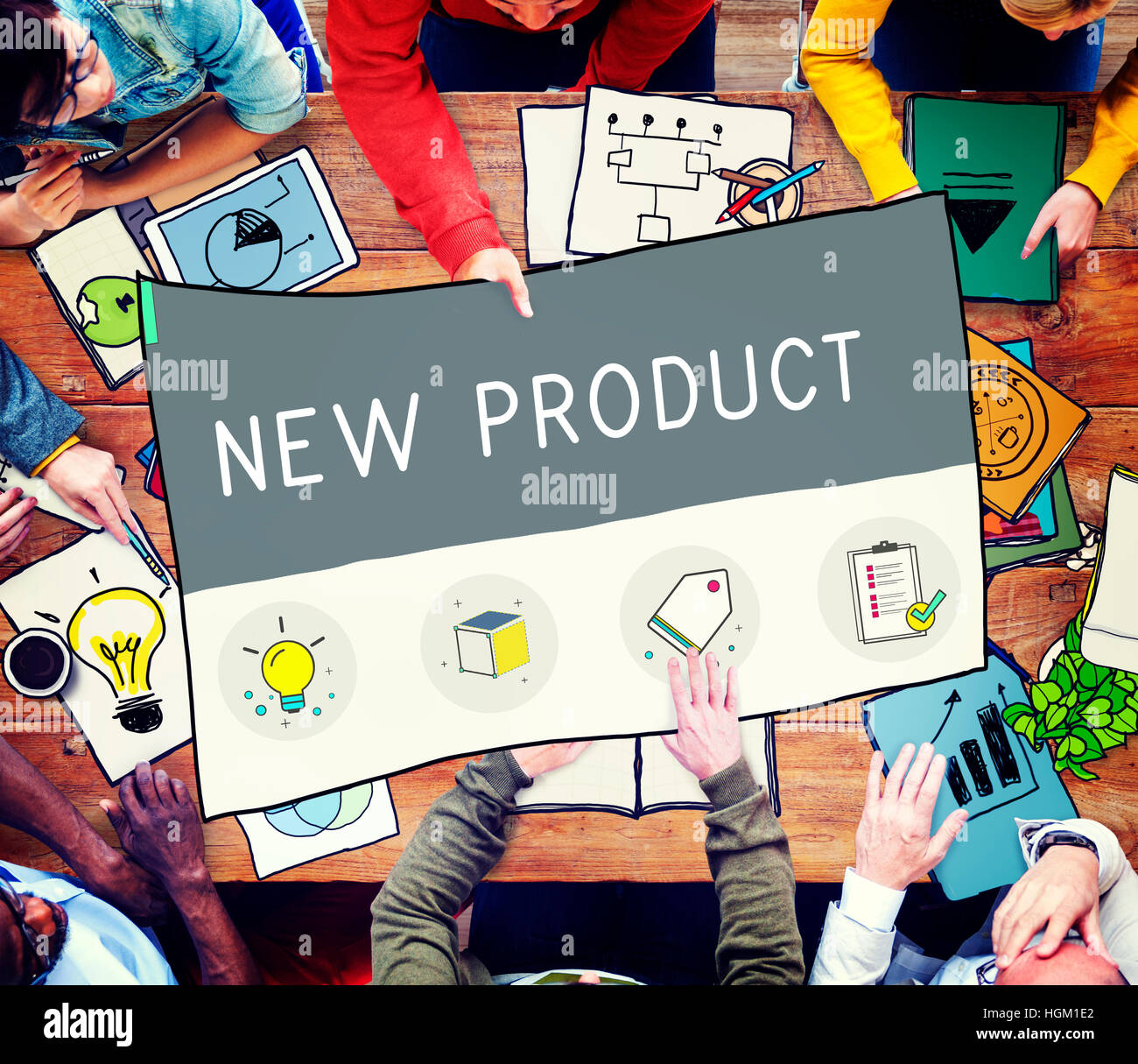 New Product Brand Design Ideas Imagination Draft Concept Stock Photo ...