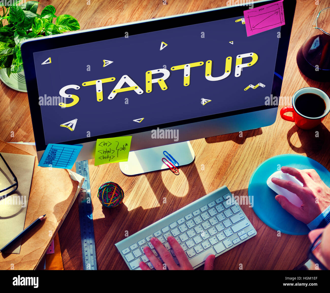 Start up New Business Launch Concept Stock Photo - Alamy