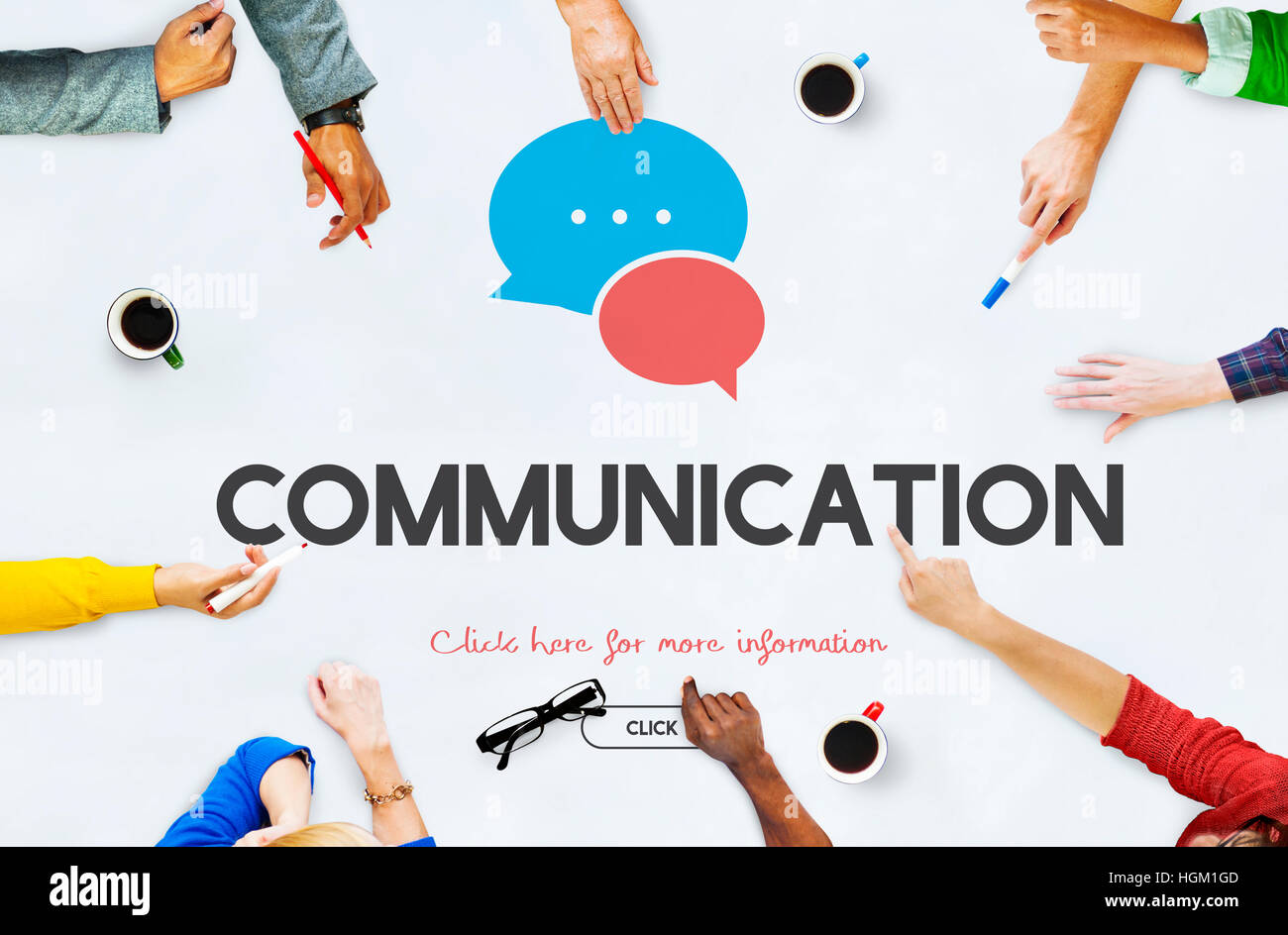 Communication Service Help Desk Concept Stock Photo - Alamy