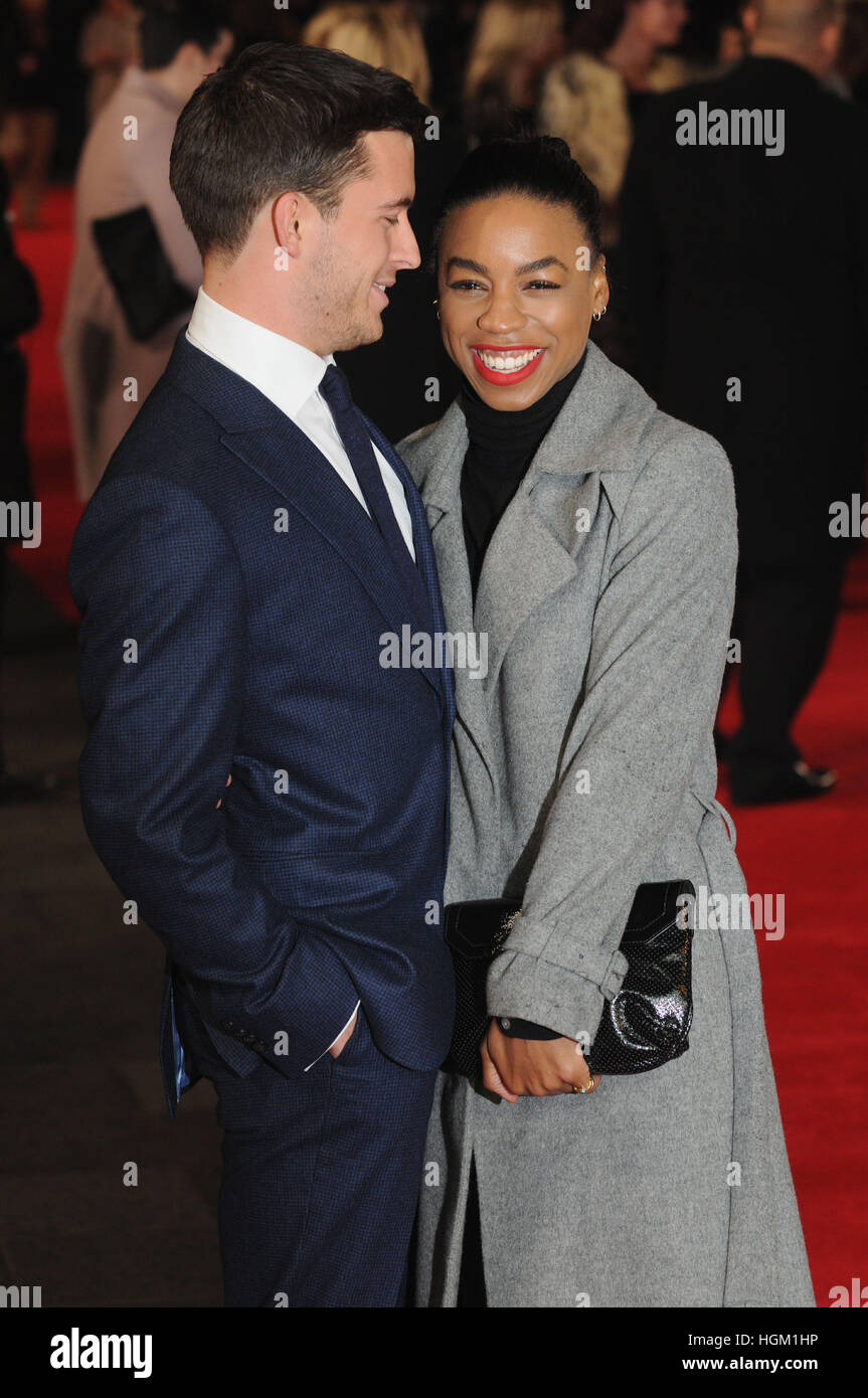 London, UK. Jonathan Bailey and Pippa Bennett-Warner at 'Testament of ...