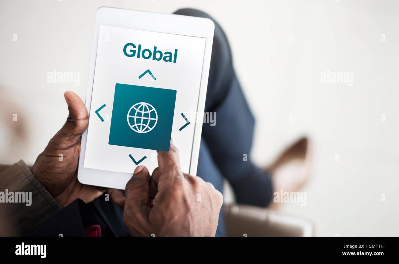 Internet Online Networking Global Communication Concept Stock Photo - Alamy