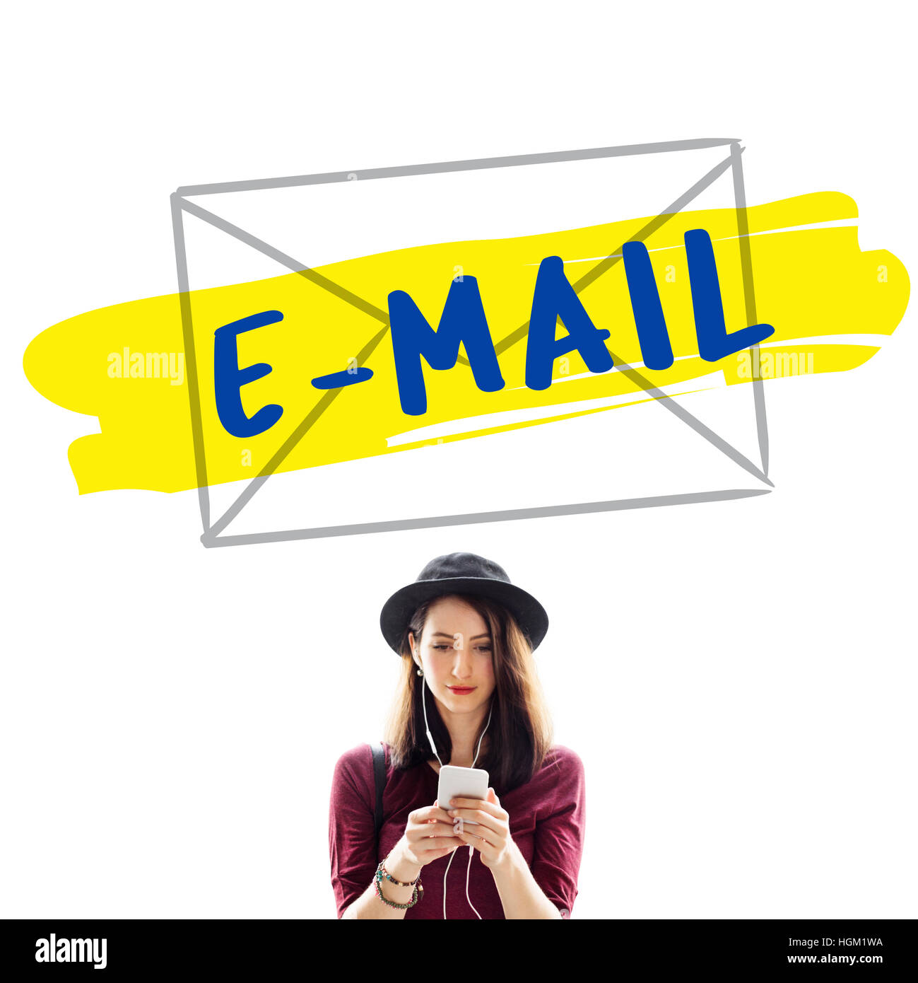 Mail Chat Communication Message Concept Stock Photo - Alamy
