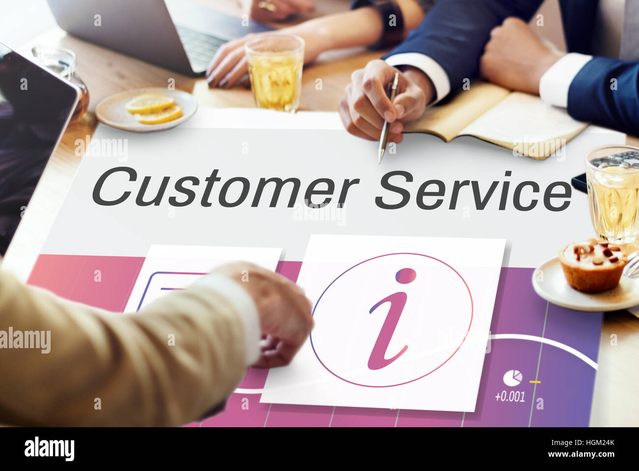 Information Customer Service Help Desk Concept Stock Photo - Alamy