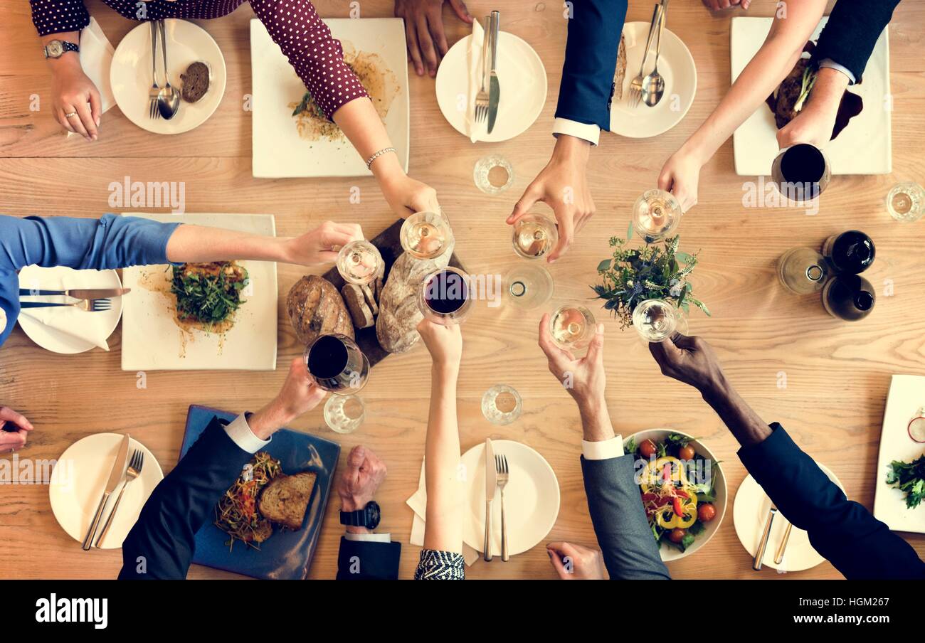 Food Catering Cuisine Culinary Gourmet Party Cheers Concept Stock Photo ...