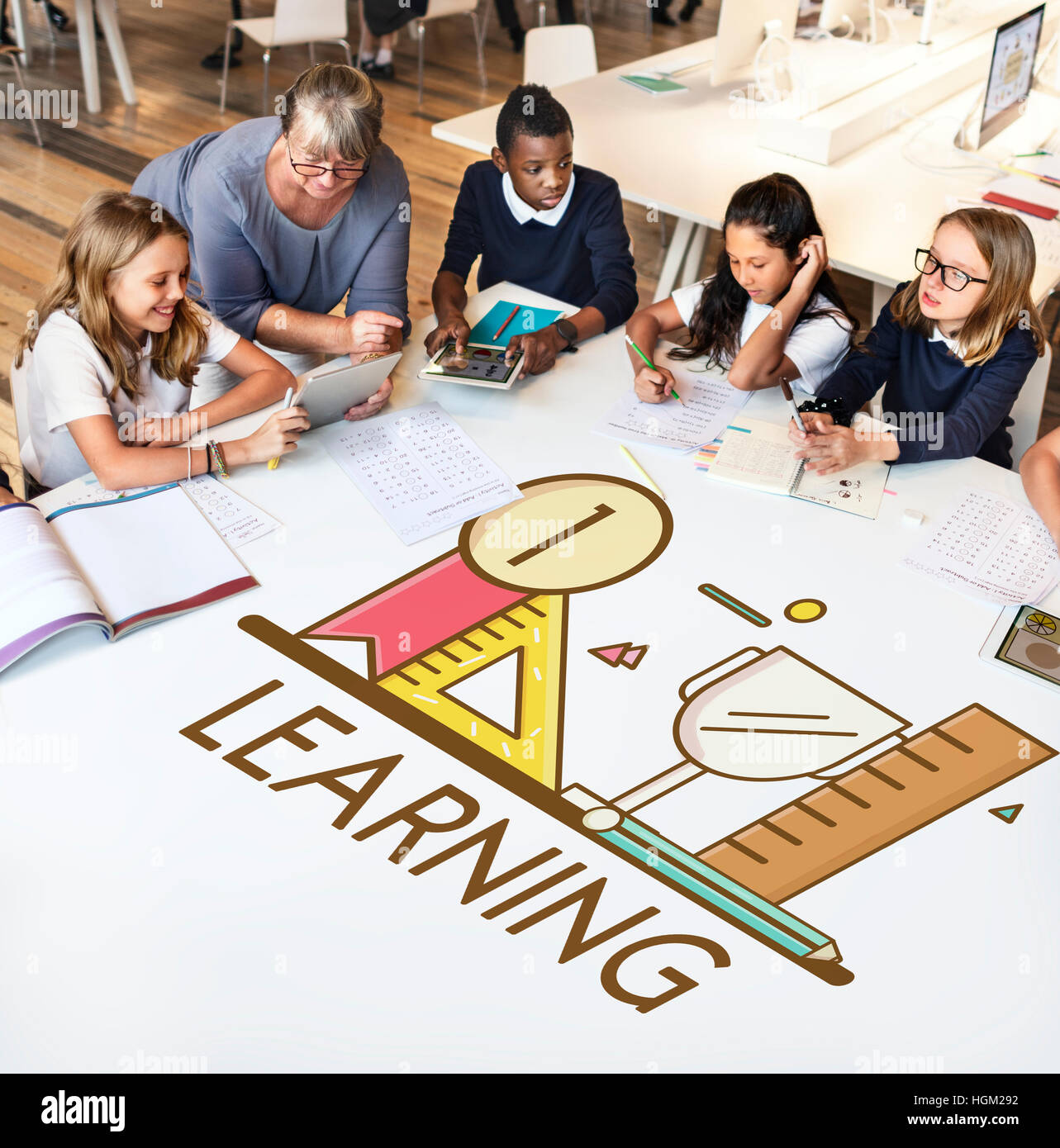 Study Learning Lesson Education Knowledge Concept Stock Photo - Alamy