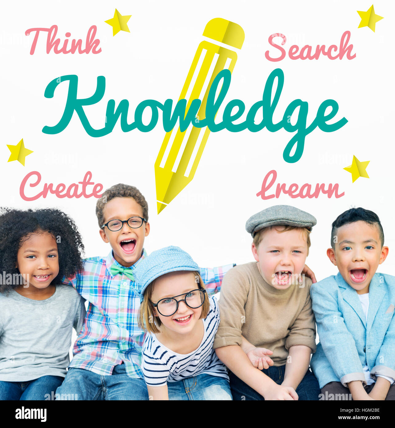 School Knowledge Study Pencil Concept Stock Photo - Alamy