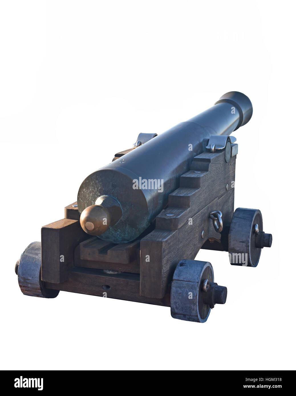 Old ship cannon fire hi-res stock photography and images - Alamy