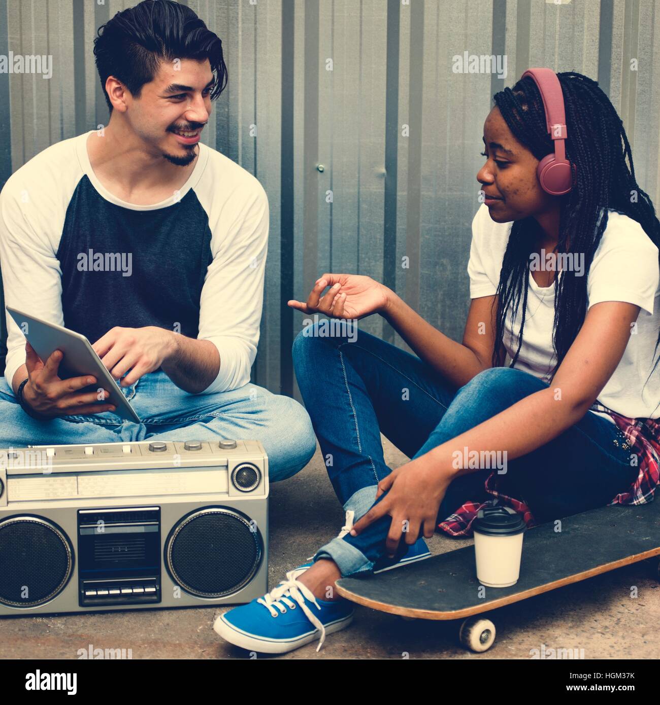 Music Entertainment Lifestyle Media Concept Stock Photo - Alamy