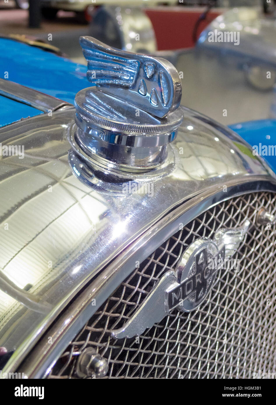 Morgan 4/4 Series One Motor Car Radiator Grille & Mascot, UK Stock ...