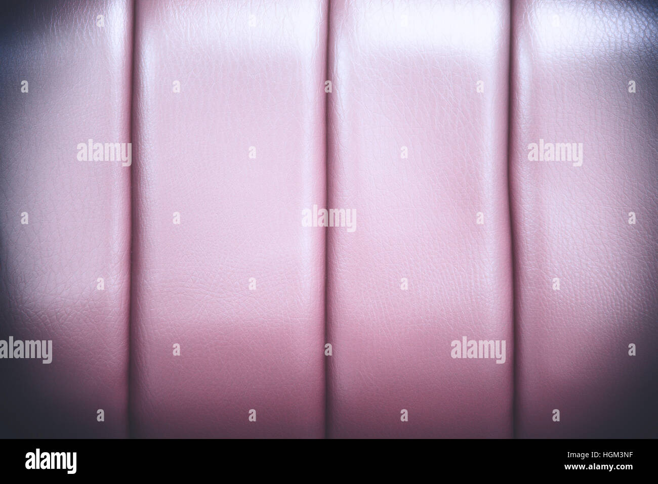 texture and pattern of Pink leather old retro seat with soft focus for ...