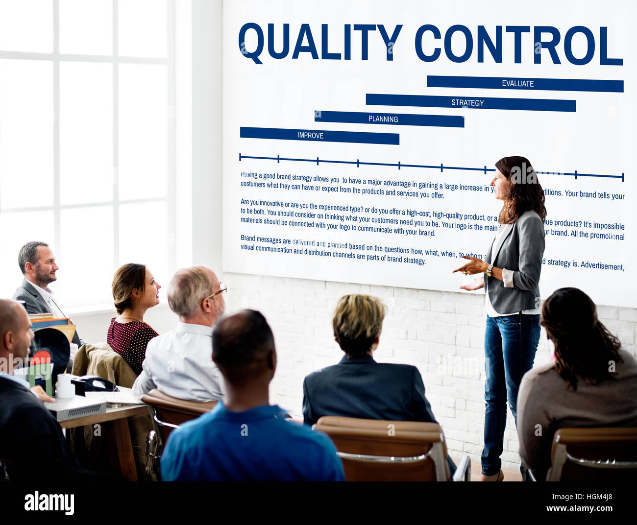 Quality Control Improve Strategy Concept Stock Photo - Alamy