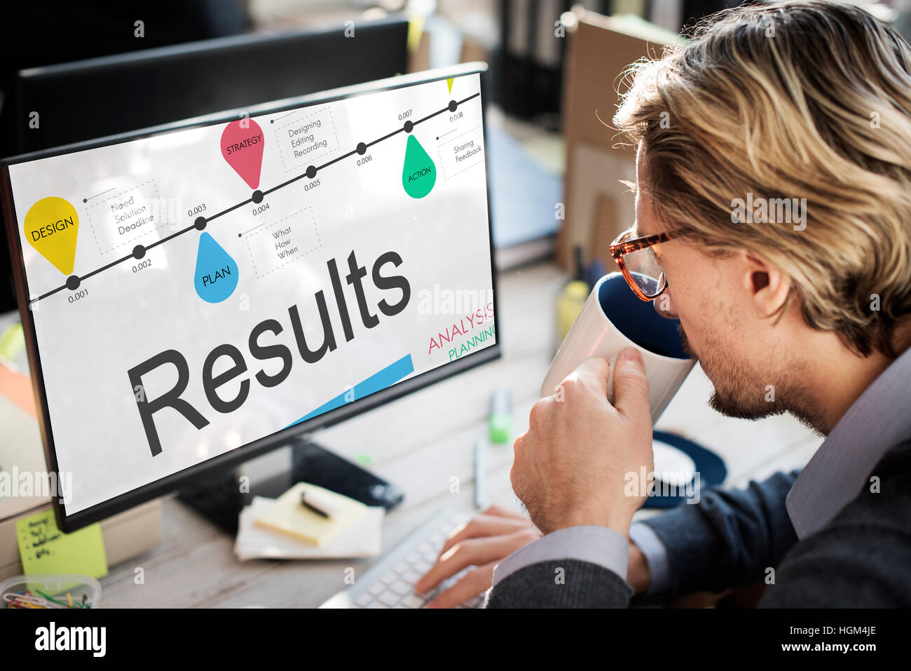Statistics Research Results Progress Concept Stock Photo - Alamy