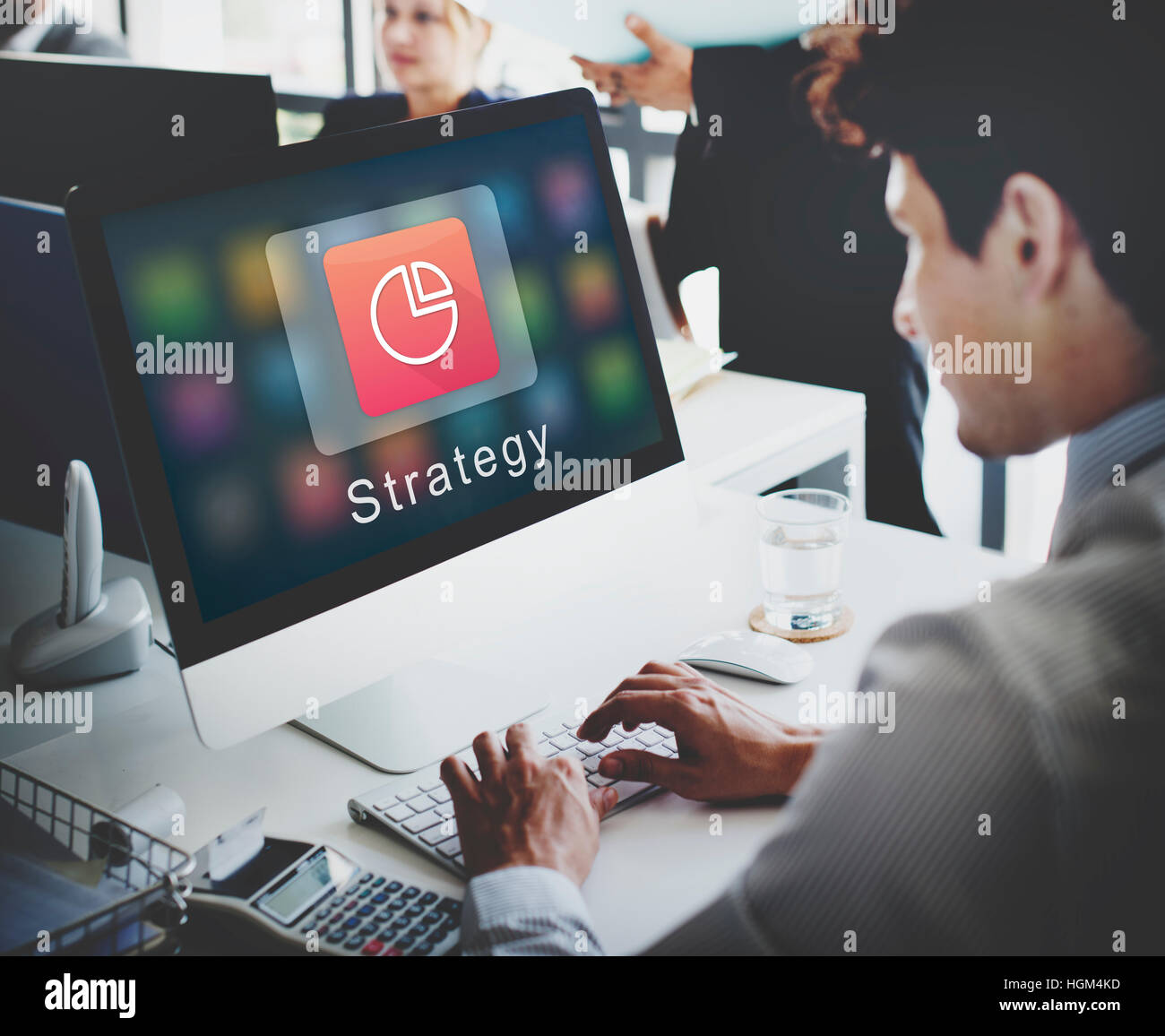 Business Corporation Statistics Pie Chart Concept Stock Photo - Alamy