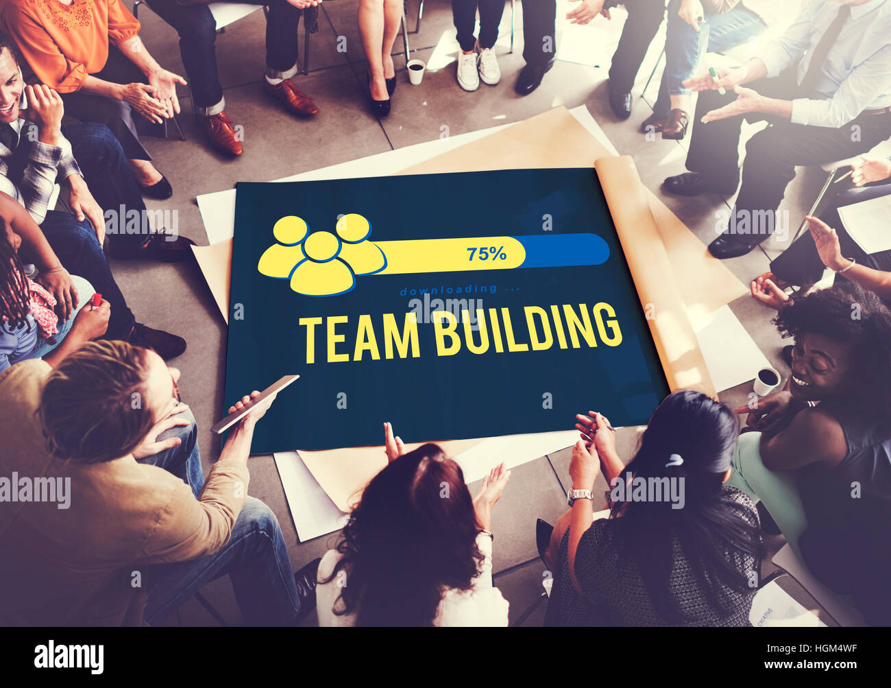 Partnership Team Cooperation Collaboration Concept Stock Photo - Alamy