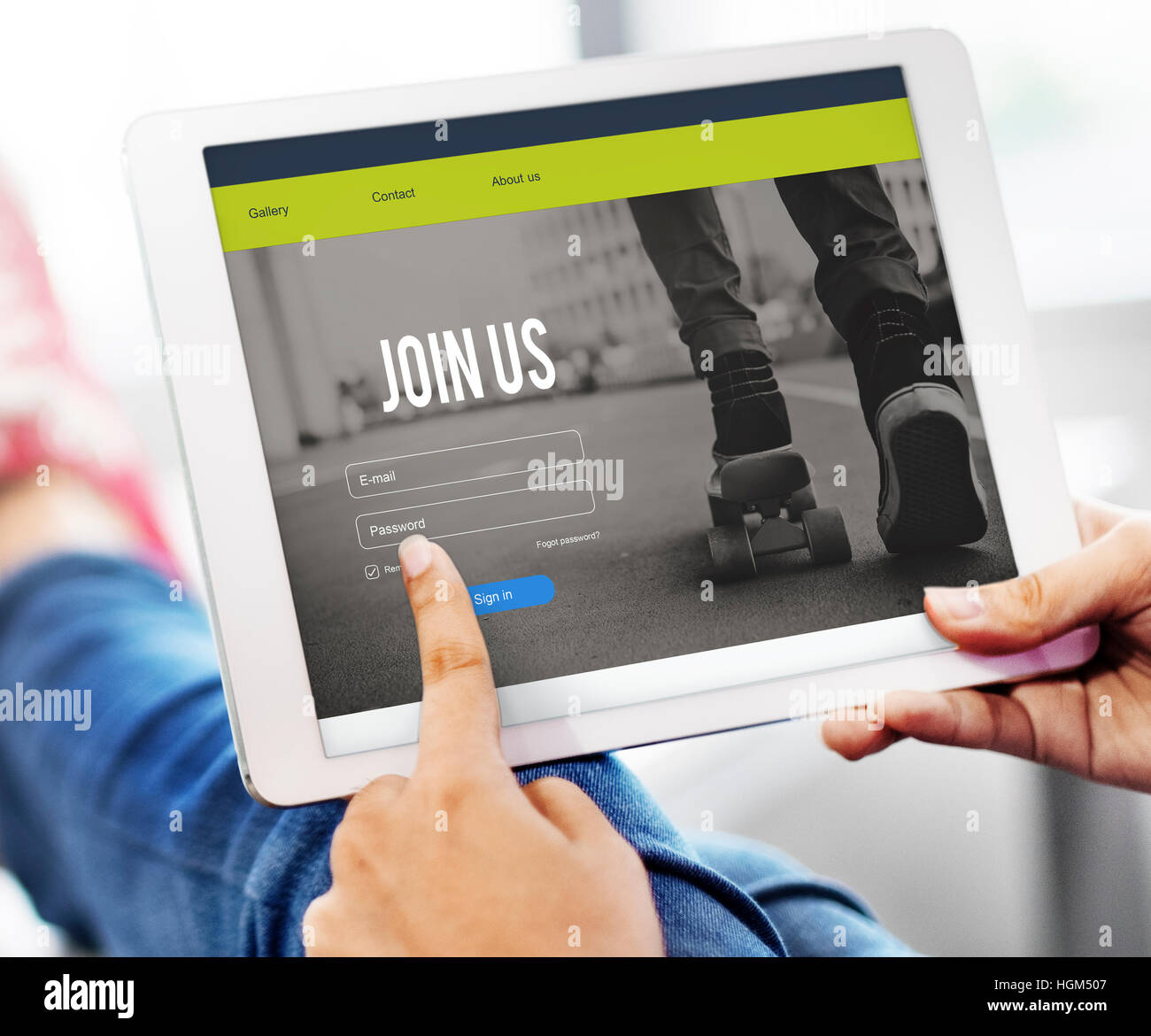 Join Us Register Subscribe Concept Stock Photo - Alamy