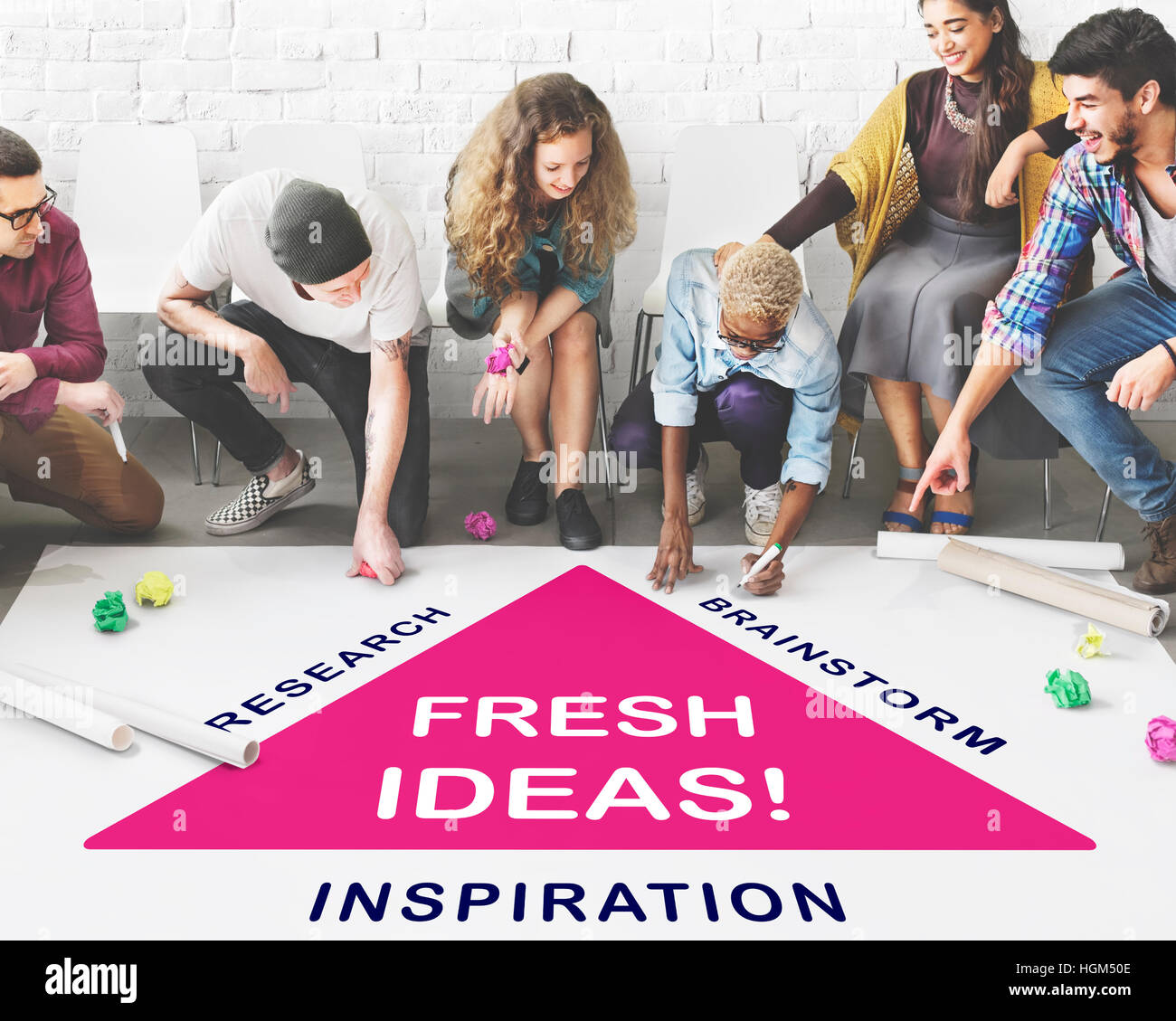 fresh Ideas Creativity Thinking Concept Stock Photo - Alamy