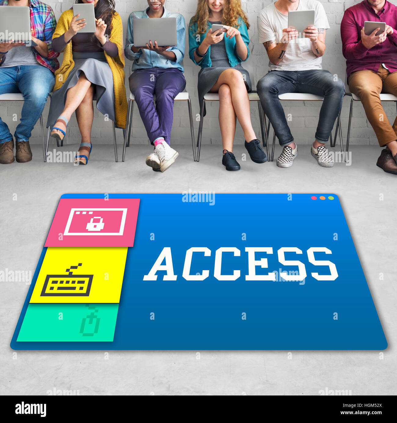 Access Connection Internet Technology Concept Stock Photo - Alamy