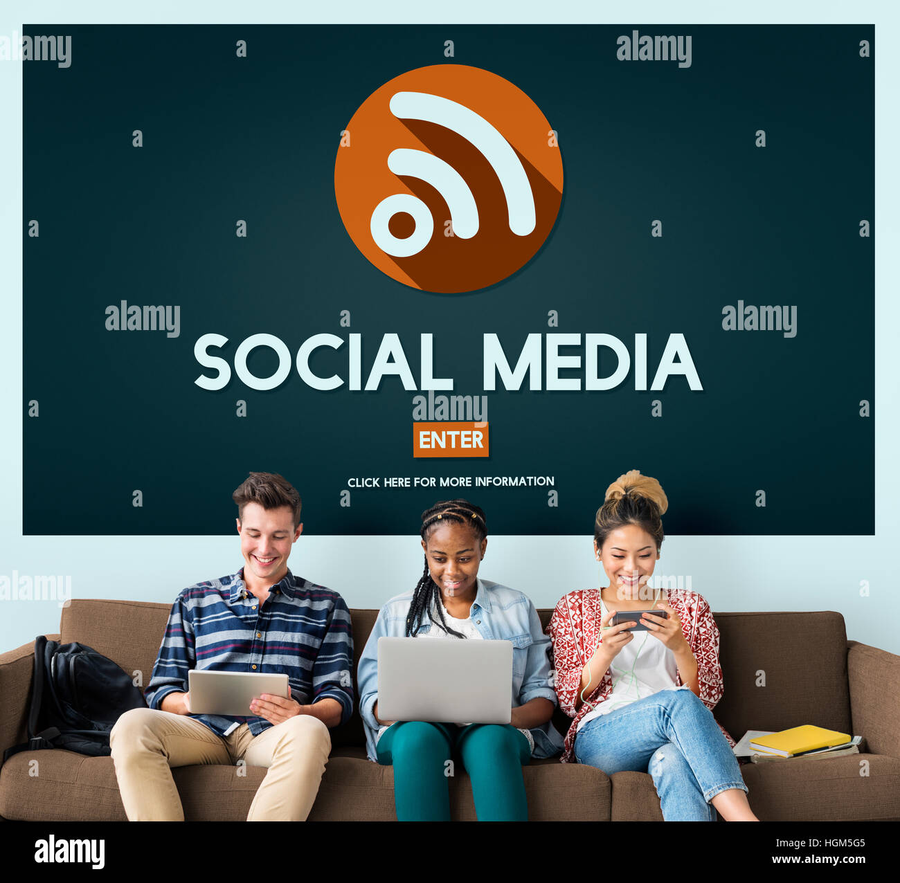 Social Media Networking Connection Concept Stock Photo - Alamy