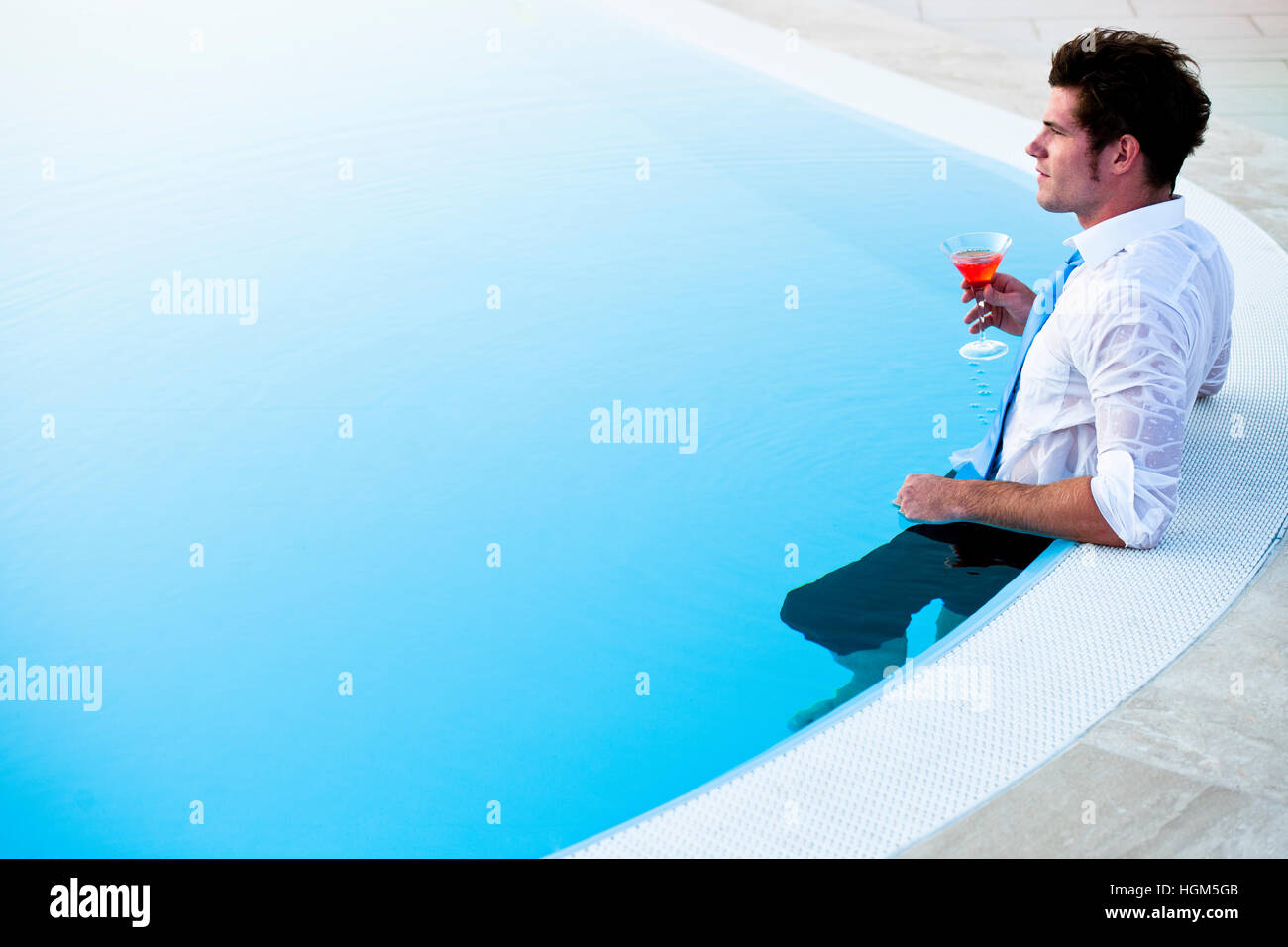 Business concept man floating hi-res stock photography and images - Alamy