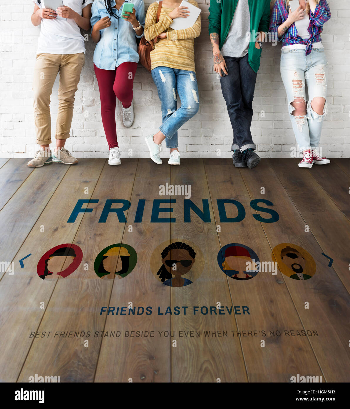 Friends Friendship Community Relationship Concept Stock Photo - Alamy