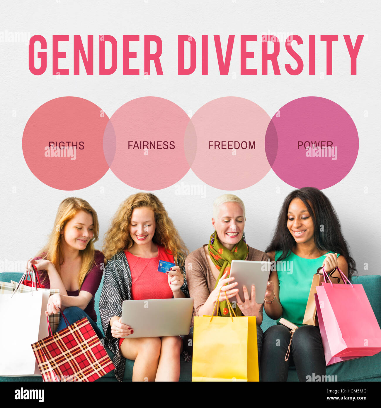 Women Rights Human Gender Equal Opportunity Concept Stock Photo - Alamy