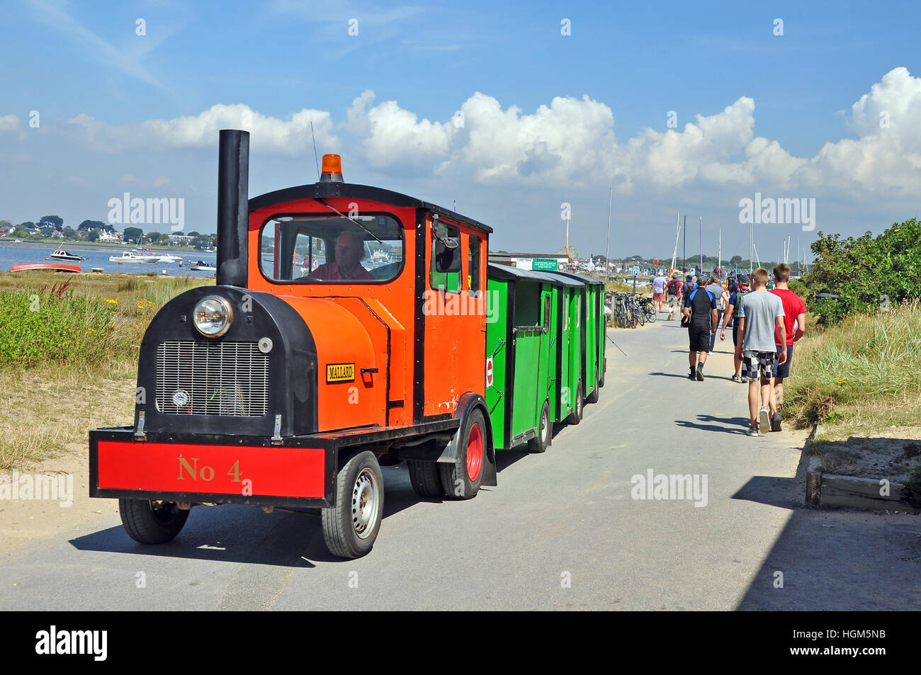 Hengistbury Head Noddy Land Train Stock Photo - Alamy