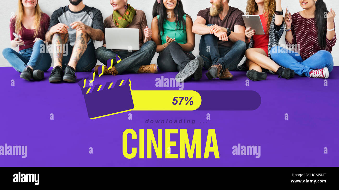 Entertainment Multimedia Theatre Movies Concept Stock Photo - Alamy