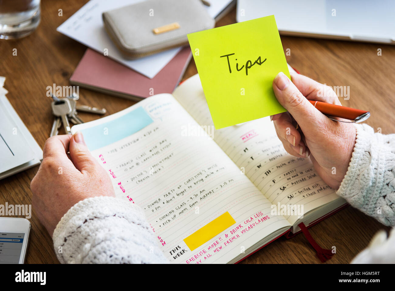 Tips and Tricks Hint Clue Instruction Advice Concept Stock Photo - Alamy