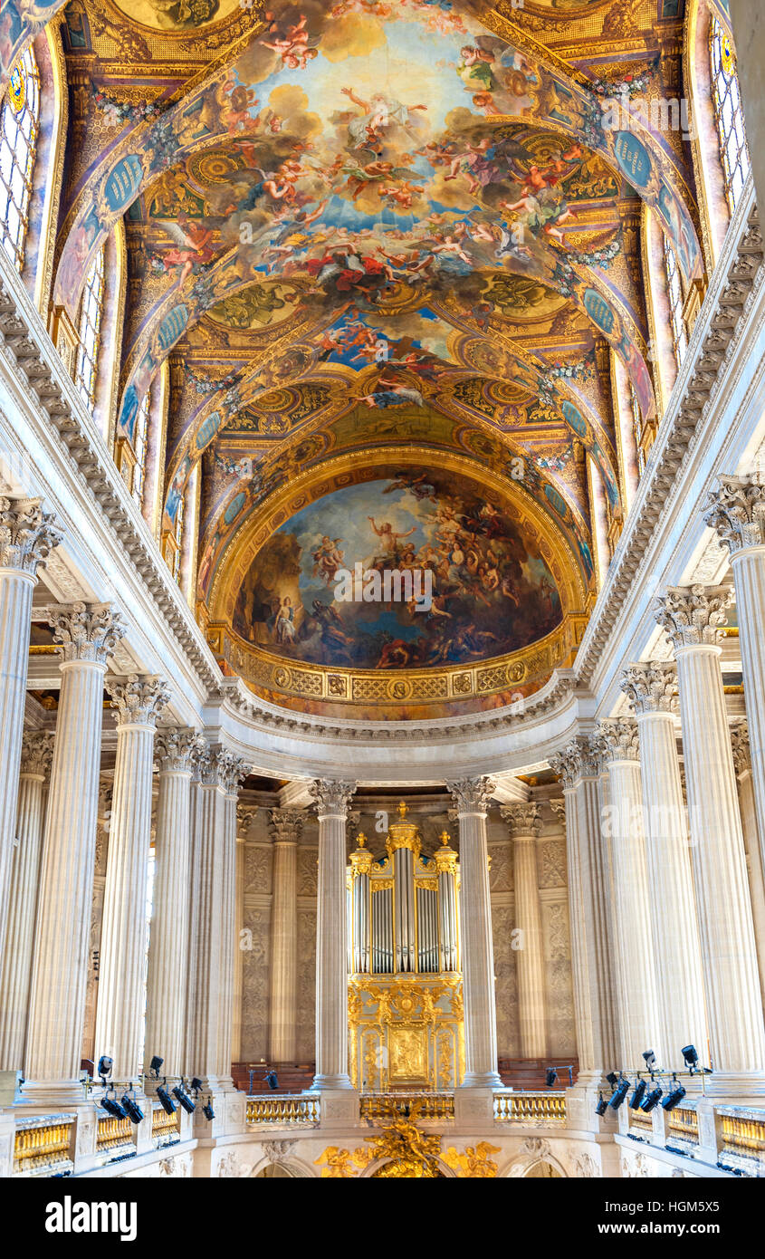 Chapel at versailles hi-res stock photography and images - Alamy