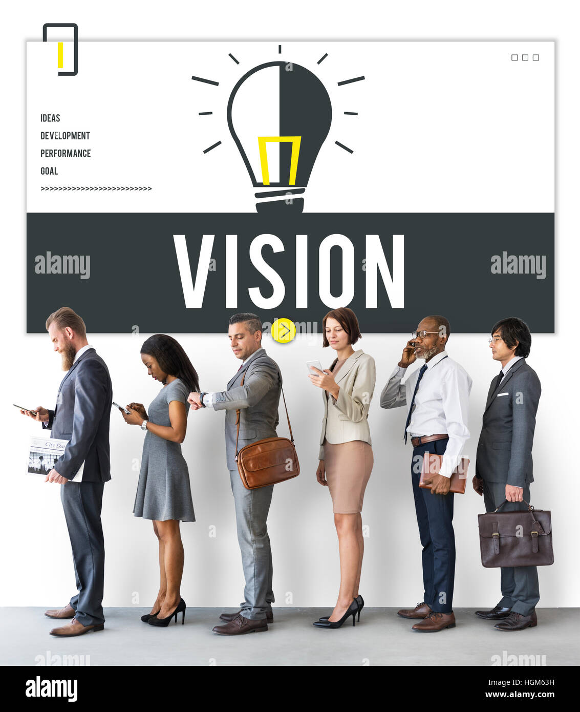 Ideas Development Vision Business Concept Stock Photo - Alamy