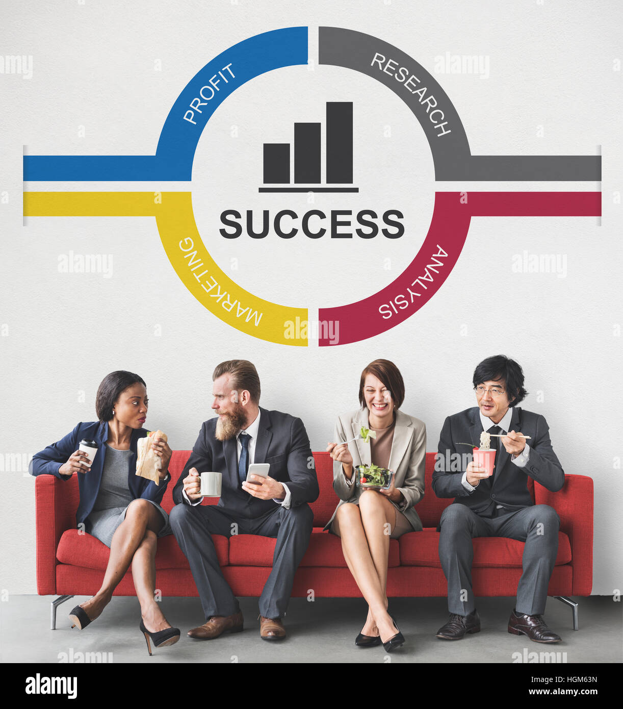 Success Diagram Processes Circle Concept Stock Photo - Alamy