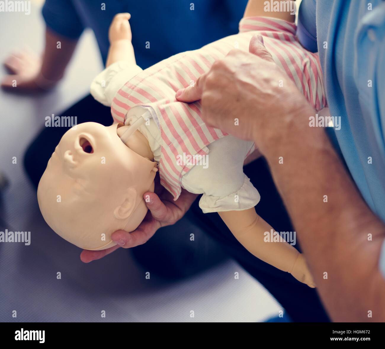 CPR First Aid Training Concept Stock Photo - Alamy