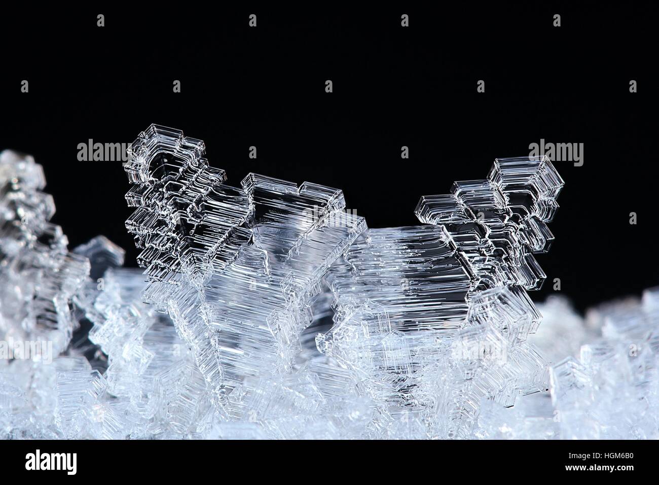 Crystal ice on black hi-res stock photography and images - Alamy