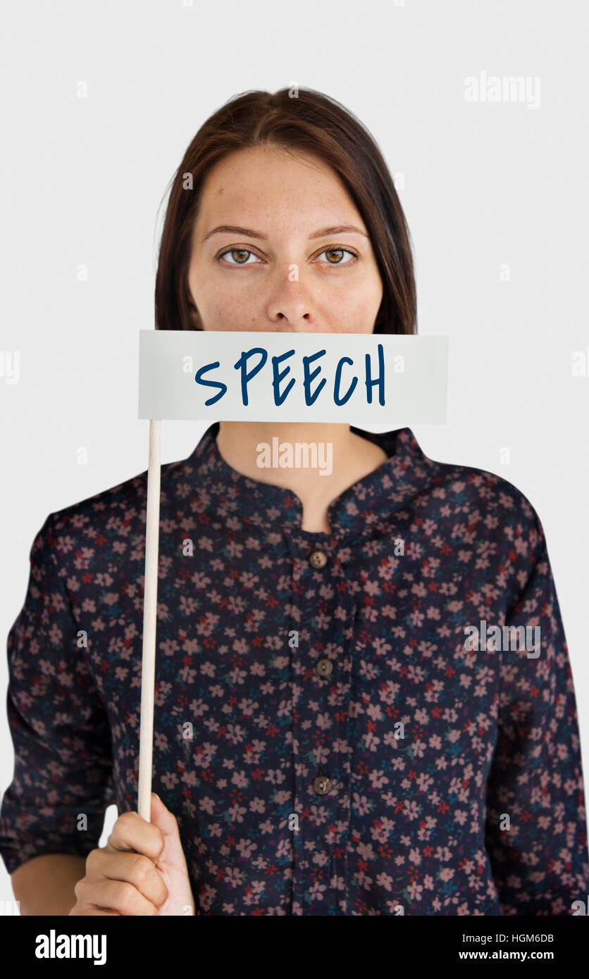 Speech Word Communication Talk Concept Stock Photo - Alamy