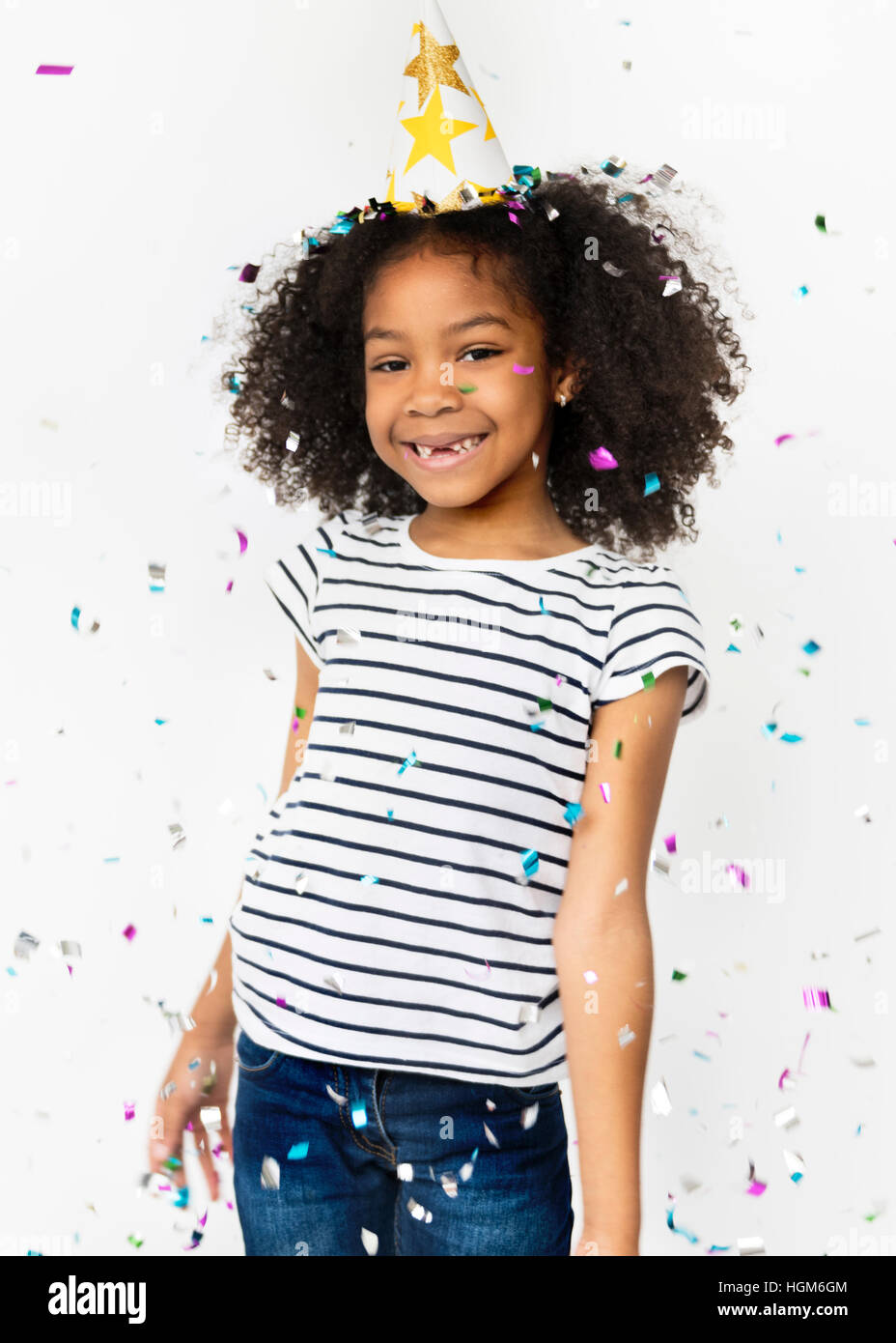 African Girl Female Child Concept Stock Photo - Alamy