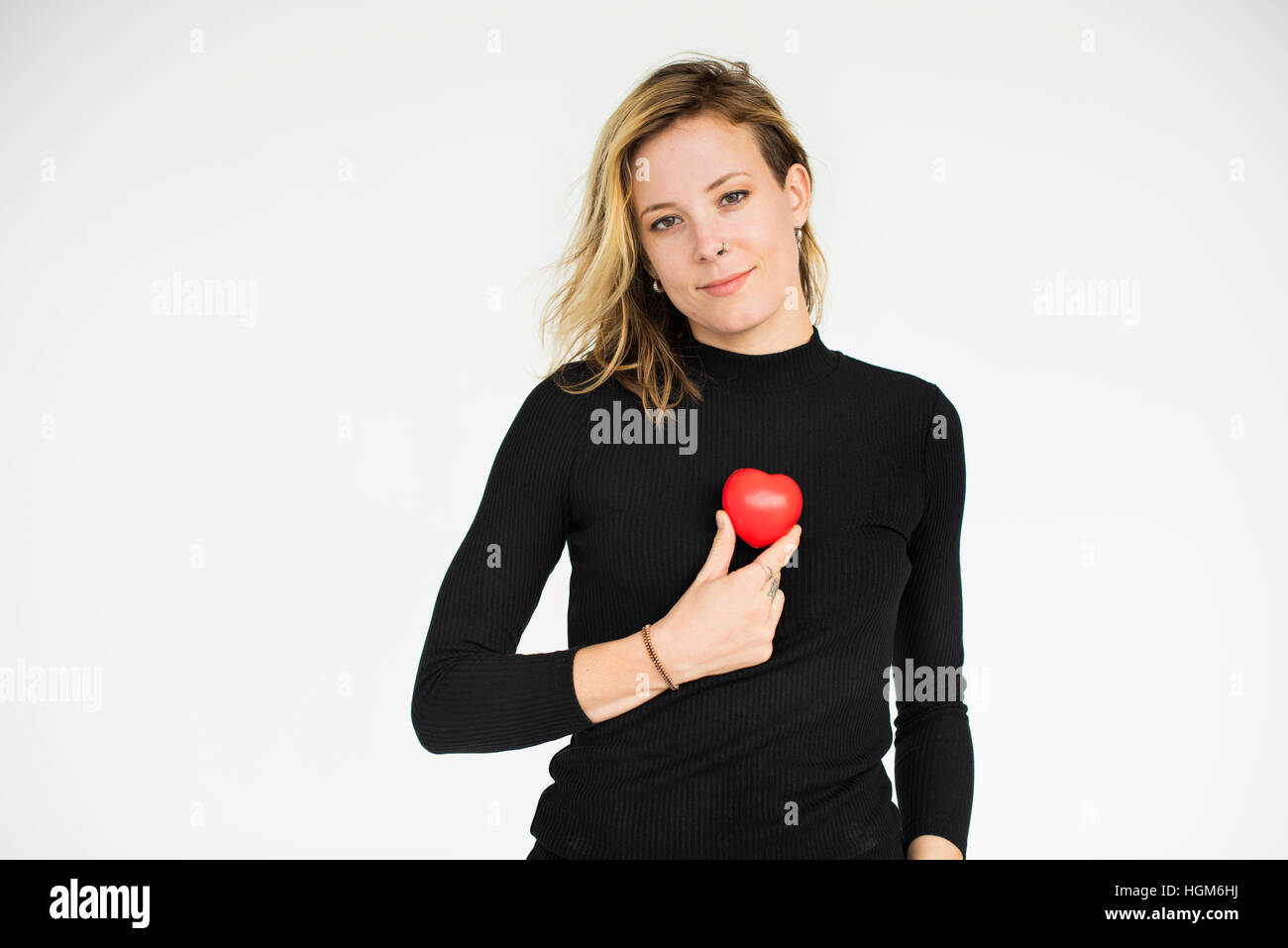 Heart Love Sharing Romantic Concept Stock Photo - Alamy