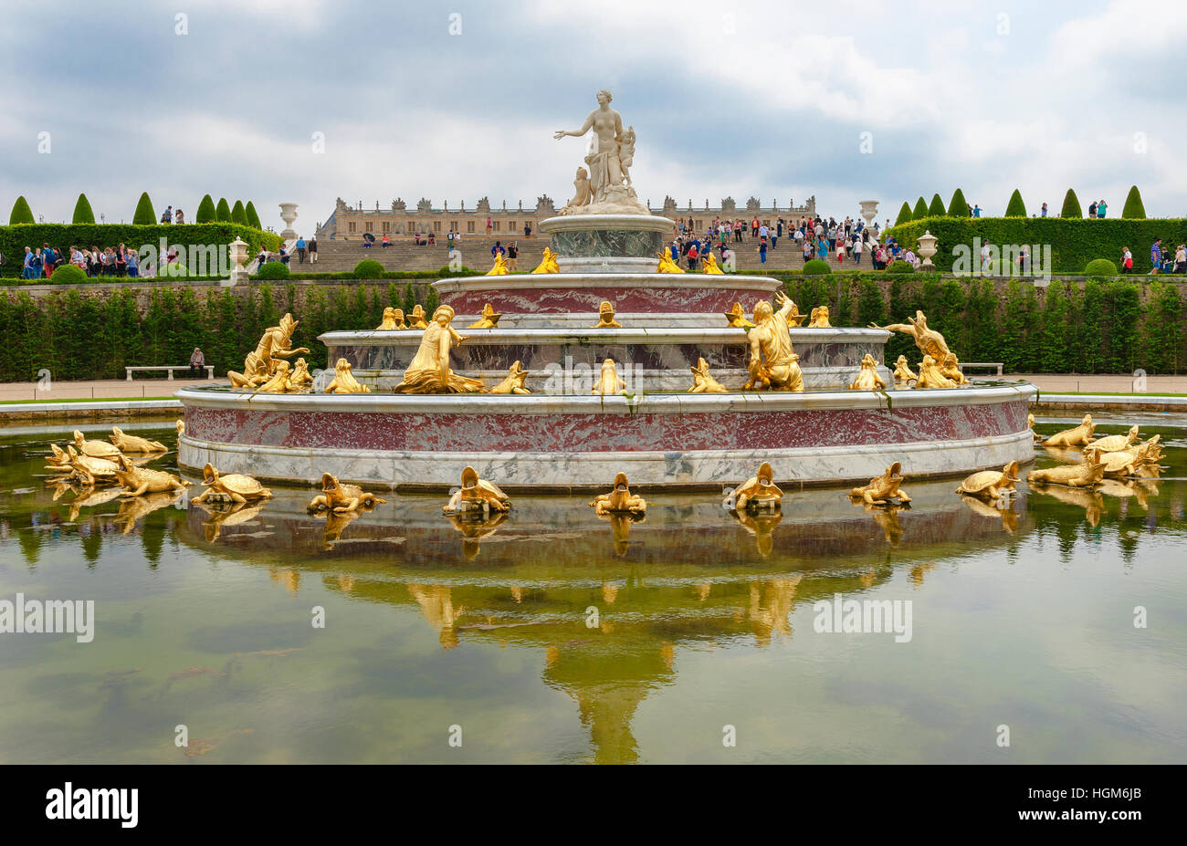 Fountains in Versailles park Stock Photo - Alamy