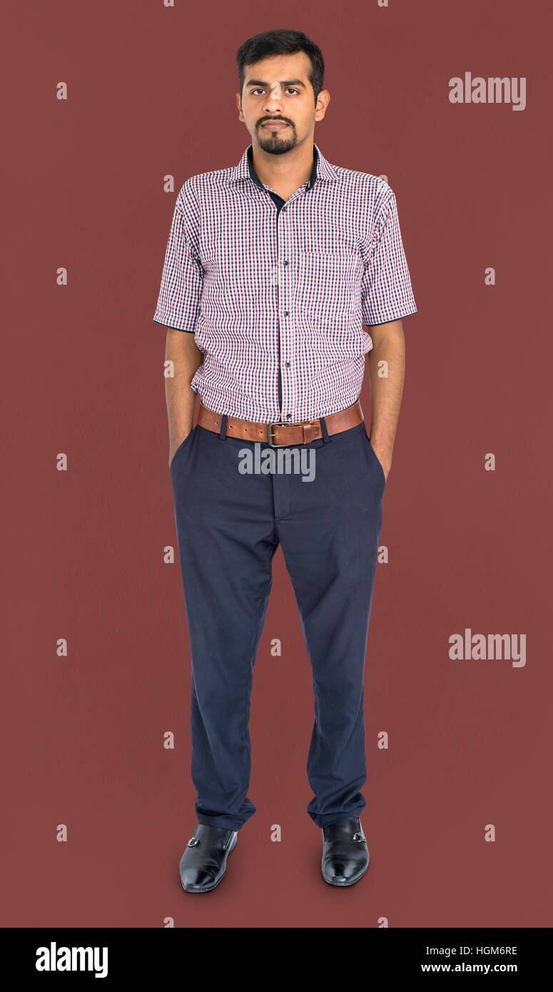 Man Studio Shoot Full Body Concept Stock Photo - Alamy