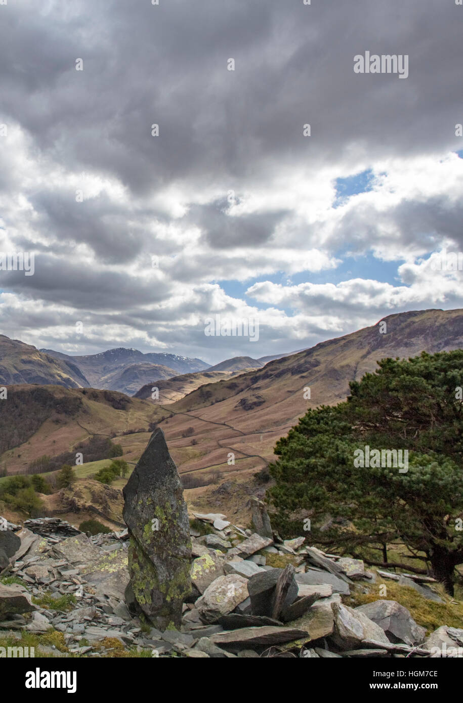 View From Great Gable Towards Stock Photos & View From Great Gable ...