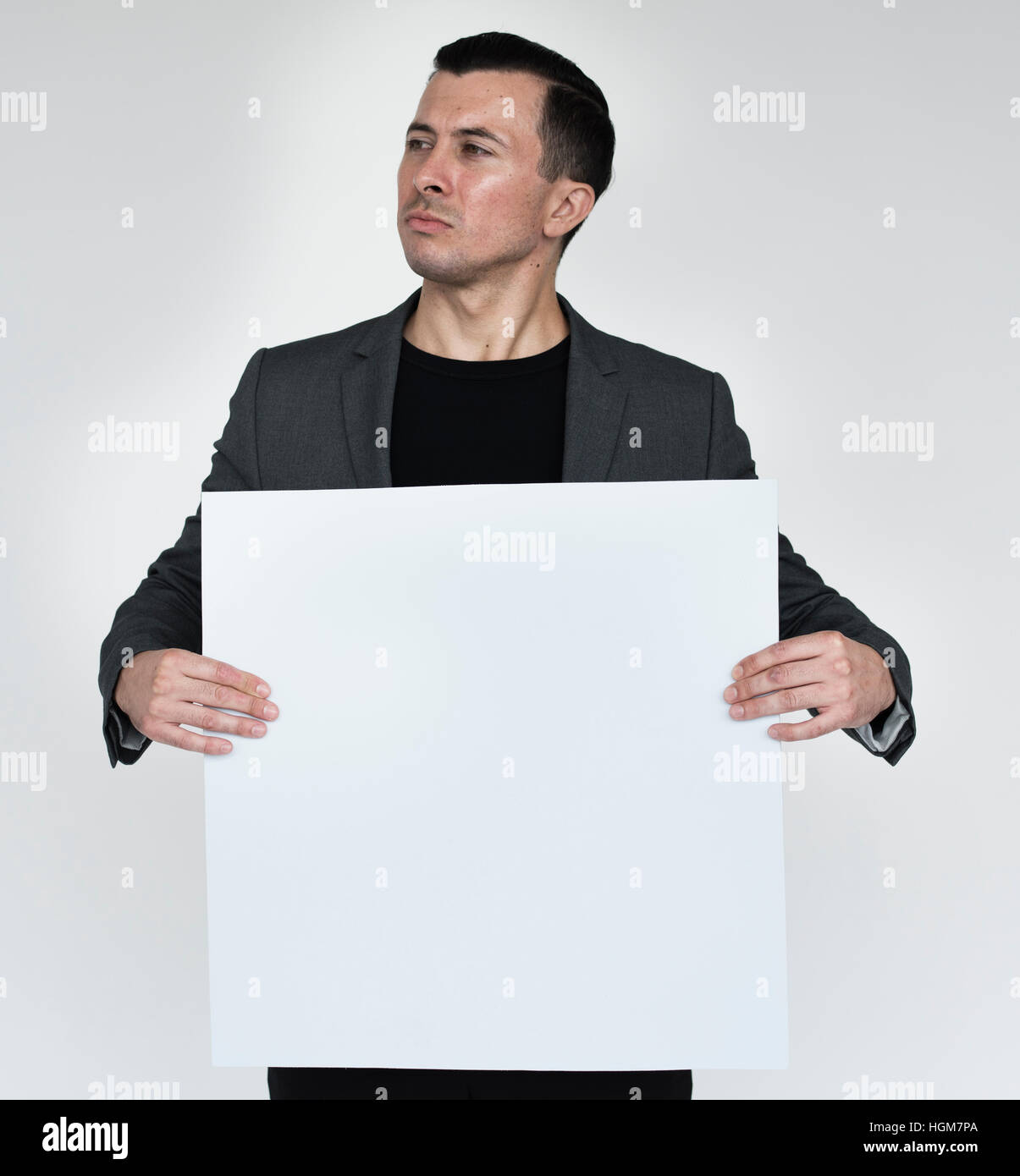 Man Confidence Self Esteem Banner Copy Space Portrait Concept Stock ...