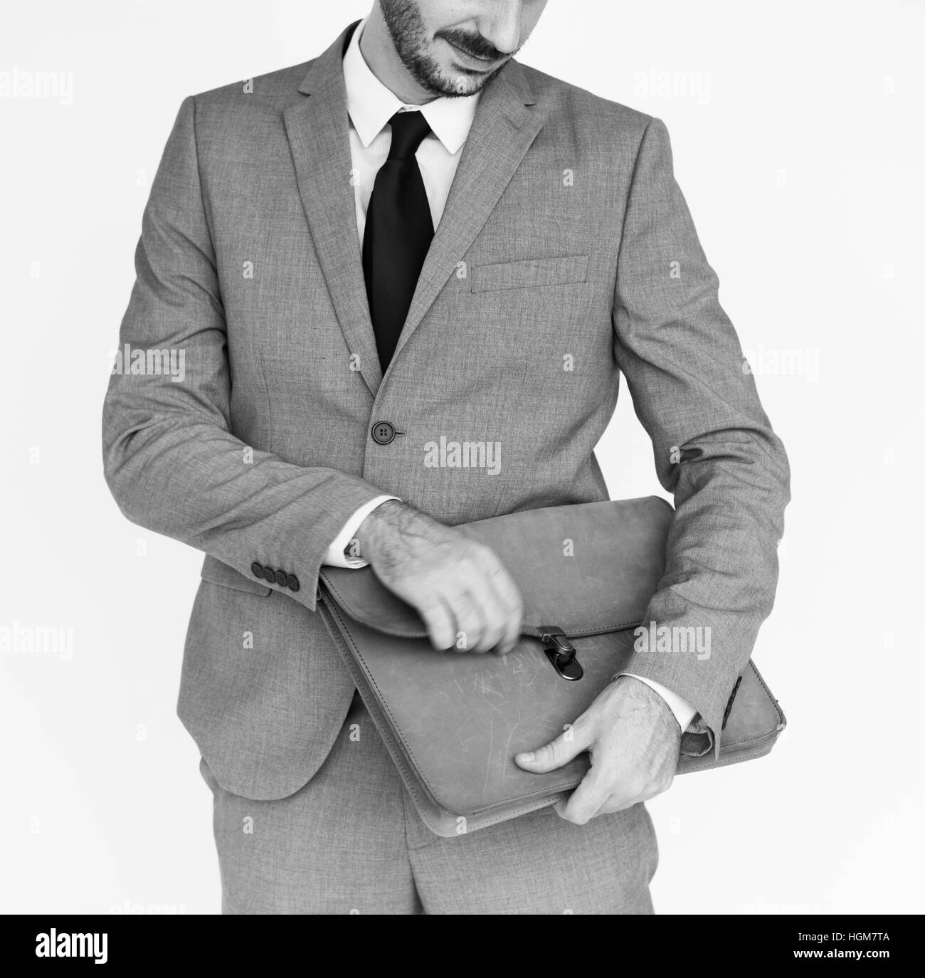 Portrait worker man holding Black and White Stock Photos & Images - Alamy