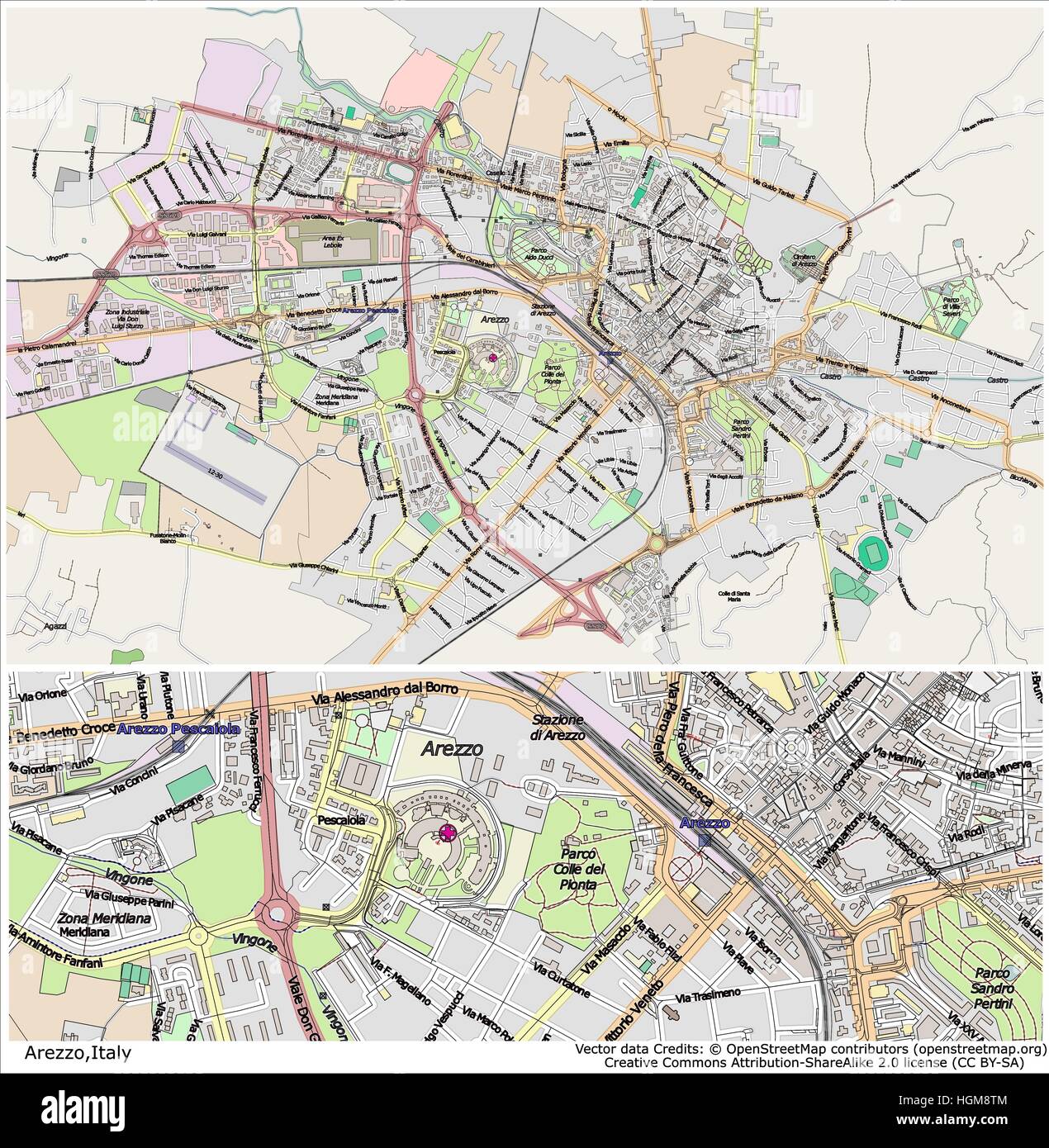 Arezzo Map High Resolution Stock Photography and Images - Alamy